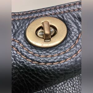 Coach | Bags | Vintage Coach Chelsea Pebbled Leather Turnlock Hobo Bag ...